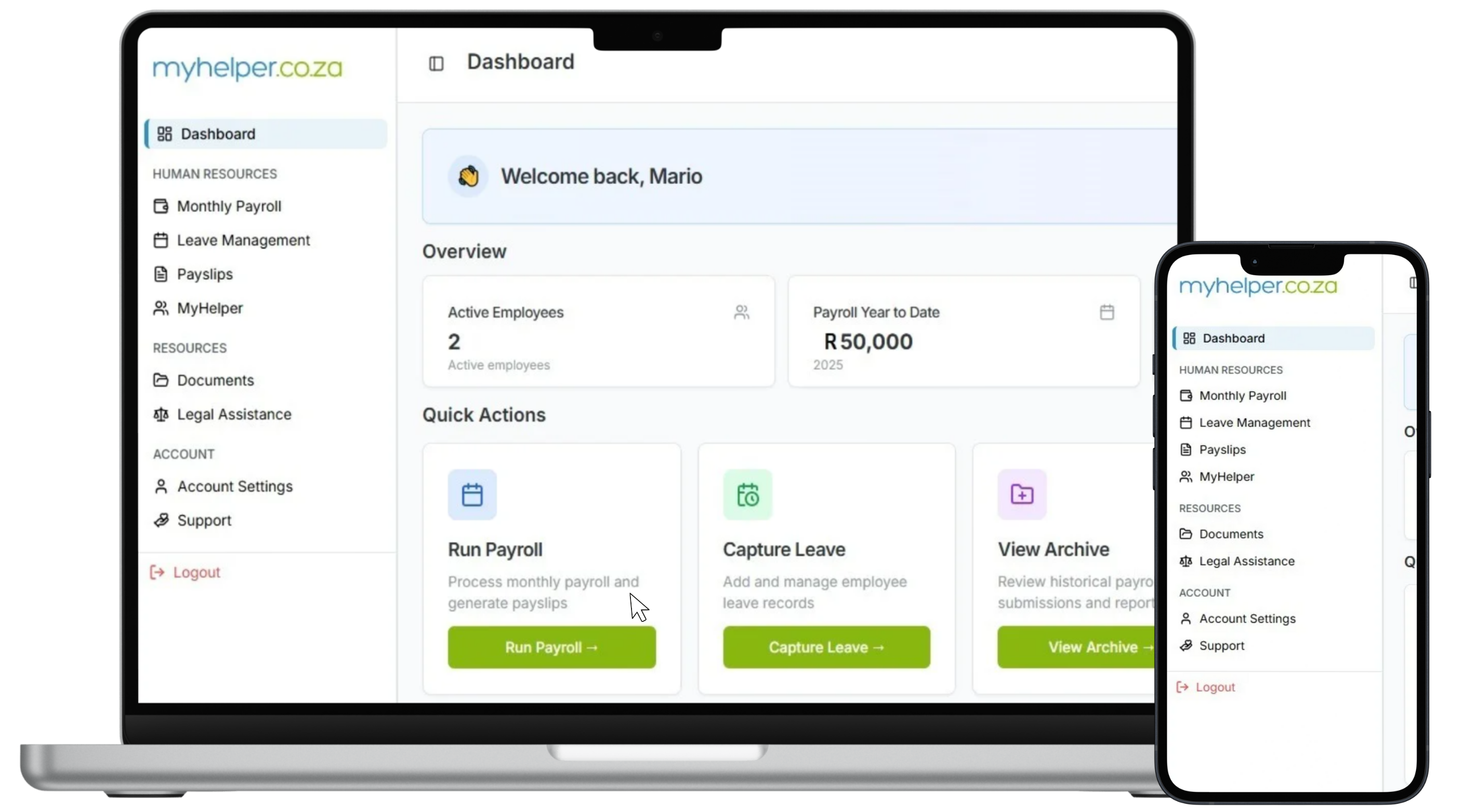 MyHelper.co.za - Domestic Worker Payroll & Compliance